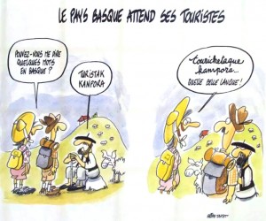 Huit dessins tellement révélateur de l'humour basque. Le septième est ...