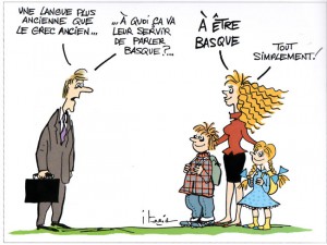 Huit dessins tellement révélateur de l'humour basque. Le septième est ...